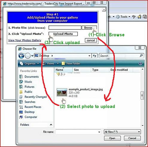 How to upload photos in a post